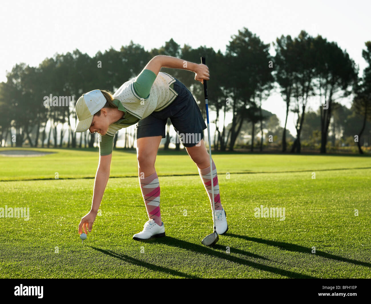 Placing the ball down hi-res stock photography and images - Alamy