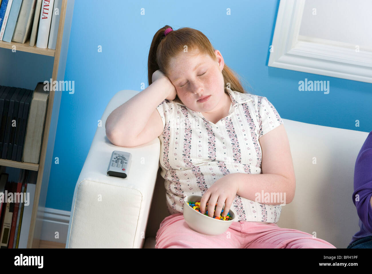 Fat teen sleeping hi-res stock photography and images - Alamy