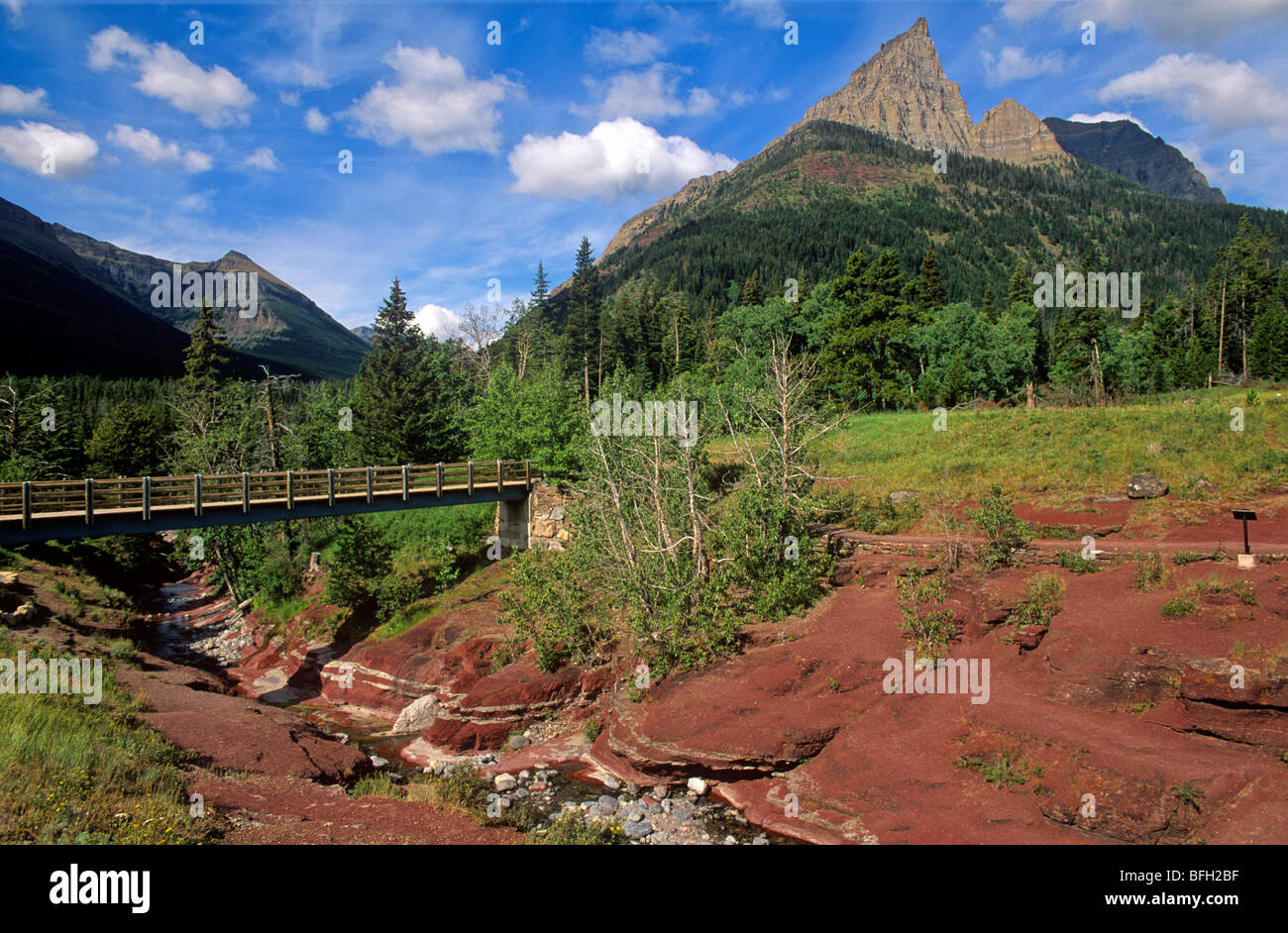 Red Rock Canyon Loop Trail, Waterton National Park, Alberta, Canada ...