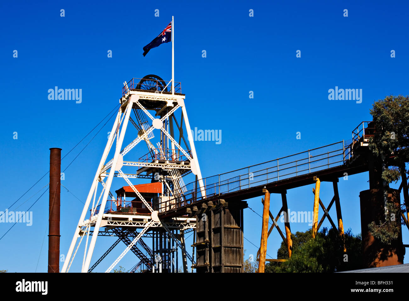 The Central Deborah Gold Mine situated in the regional city of Bendigo ...