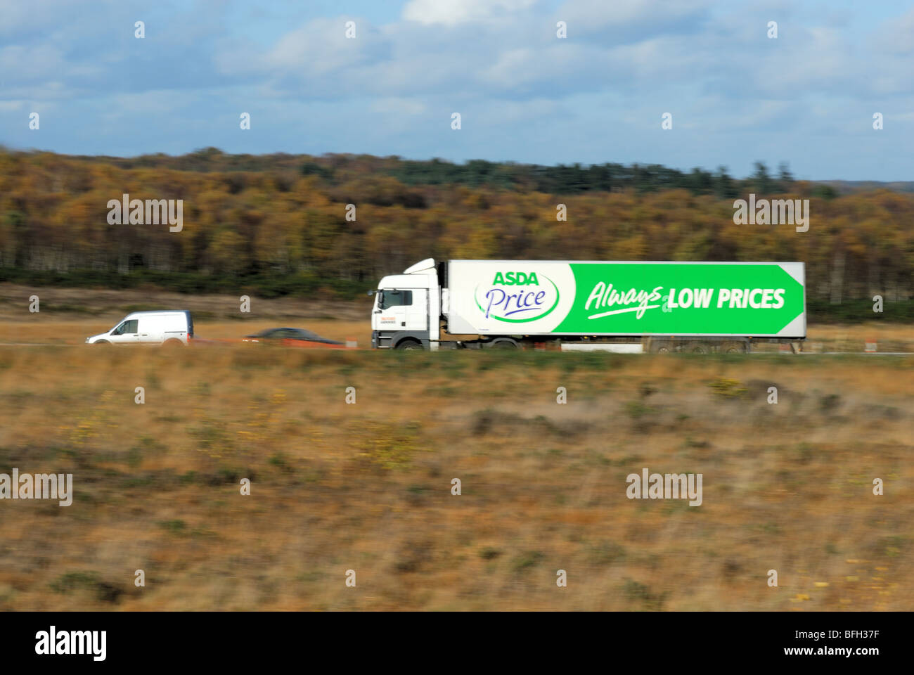 Asda delivery lorry hi-res stock photography and images - Alamy
