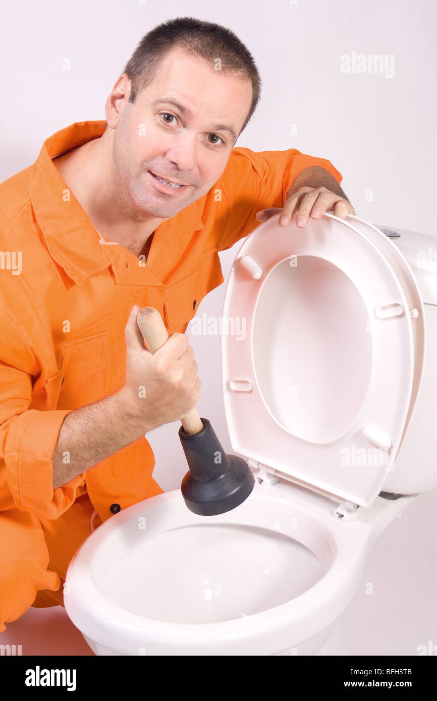 Clogged toilet hi-res stock photography and images - Alamy