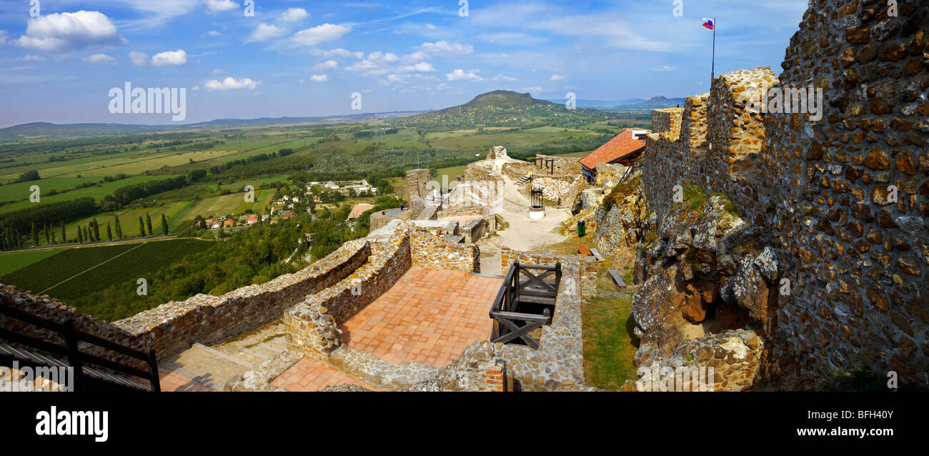 Ruins of Szigiglet castle, Balaton, Hungary Stock Photo - Alamy