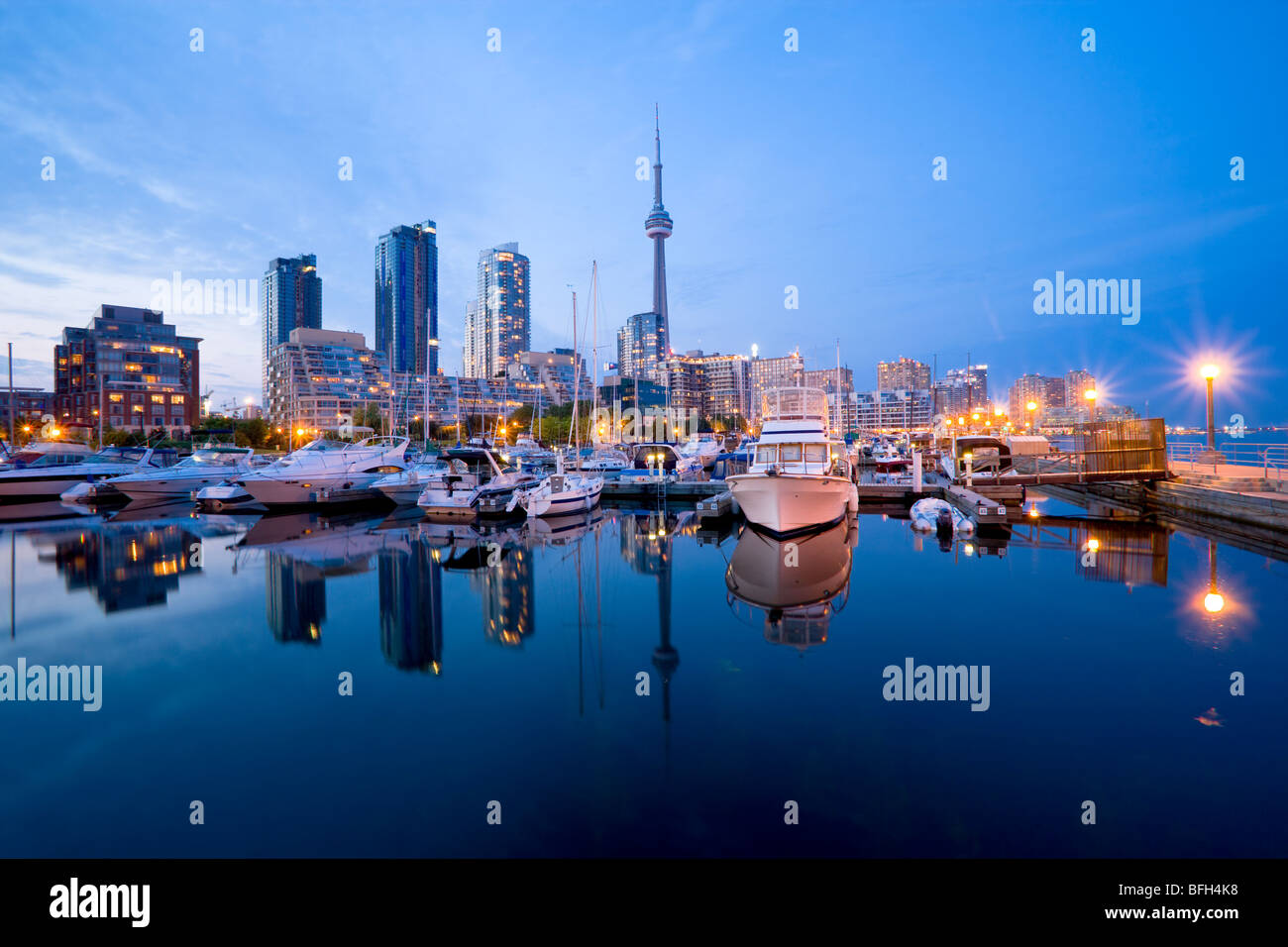 View cn tower from harbourfront hi-res stock photography and images - Alamy