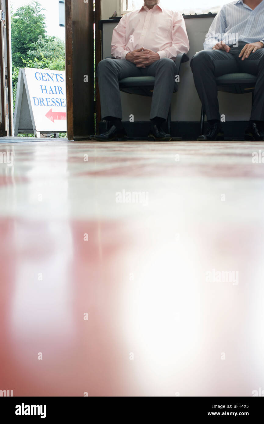 Customers waiting barber shop hi-res stock photography and images - Alamy
