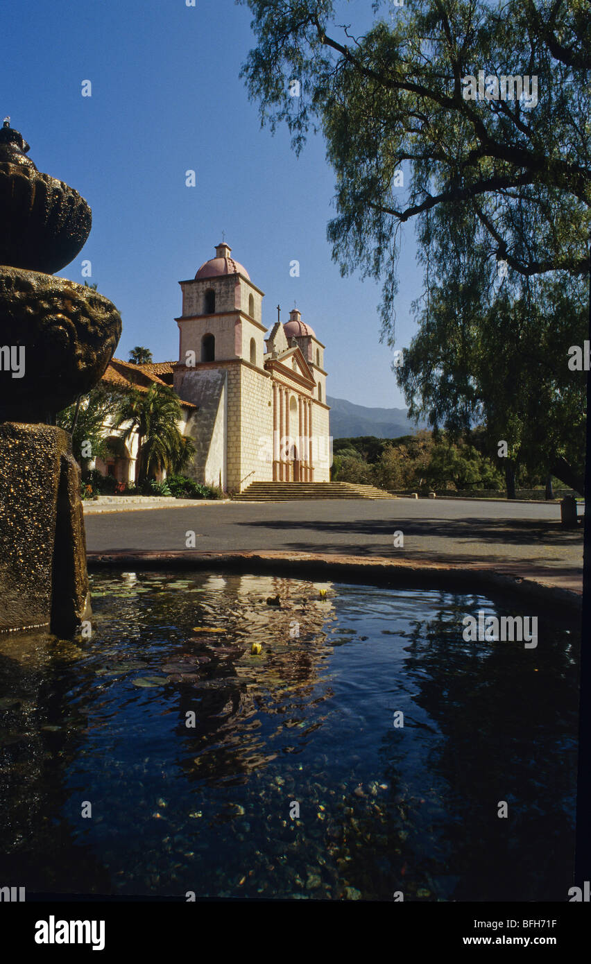 The Santa Barbara, California Mission is known as the "Queen of the ...