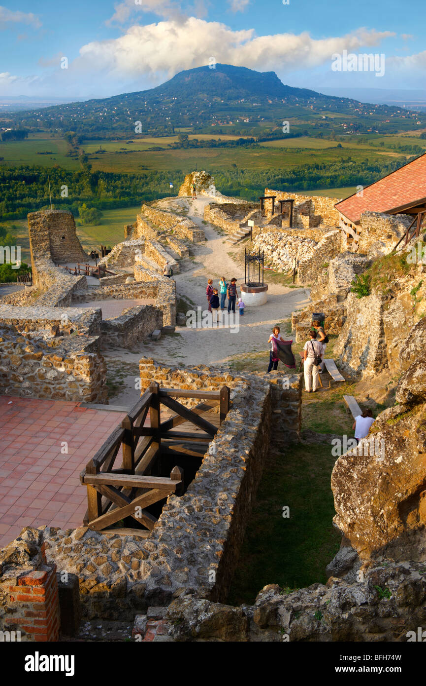 Ruins of Szigiglet castle, Balaton, Hungary Stock Photo - Alamy