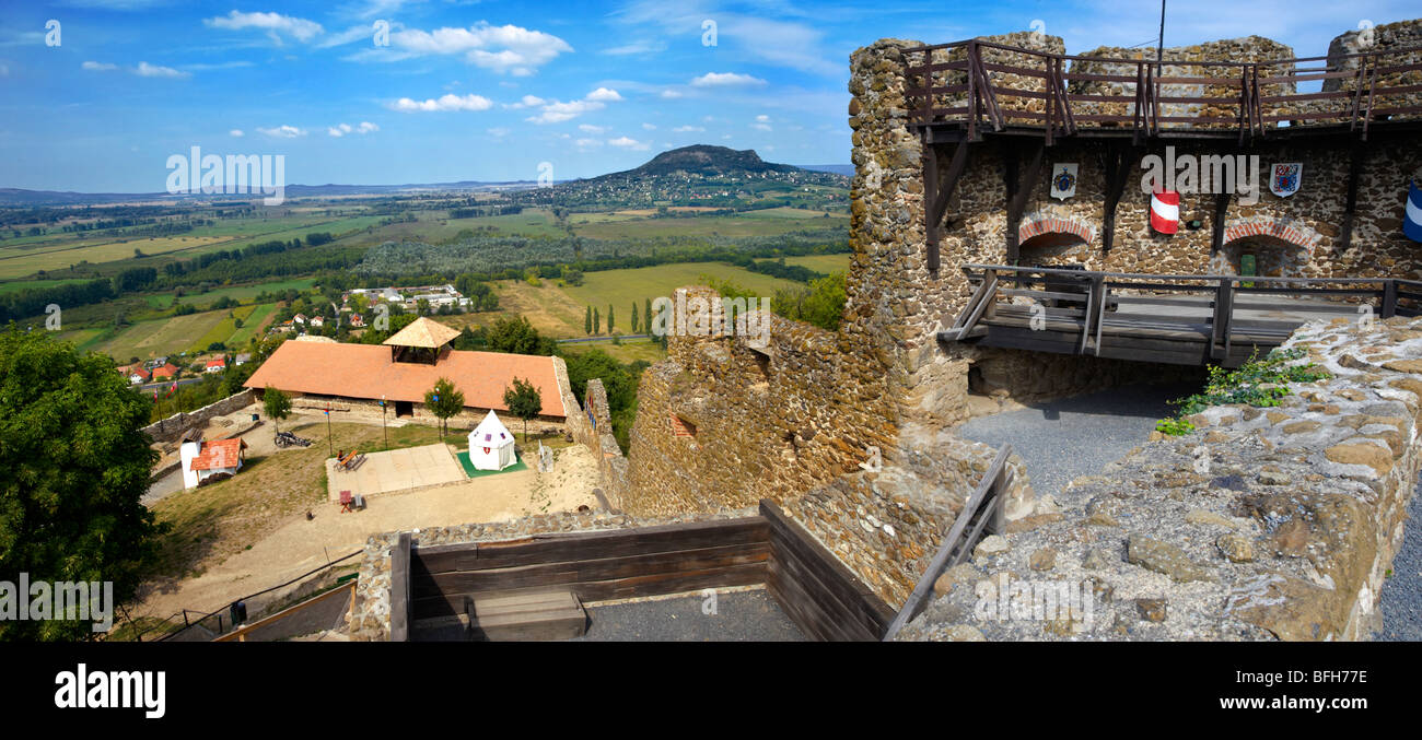 Ruins of Szigiglet castle, Balaton, Hungary Stock Photo - Alamy
