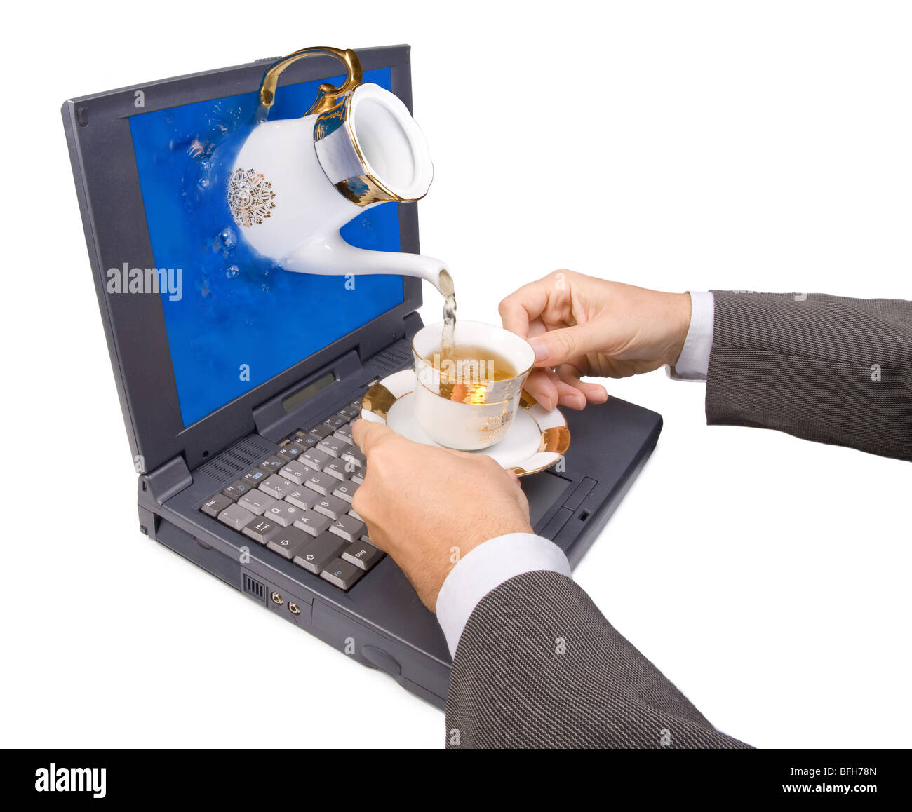 pause in office - five o'clock tea Stock Photo - Alamy