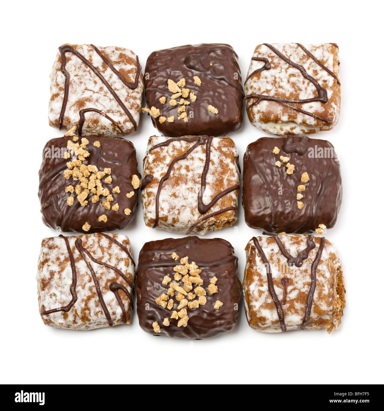 German gingerbread on white background Stock Photo - Alamy