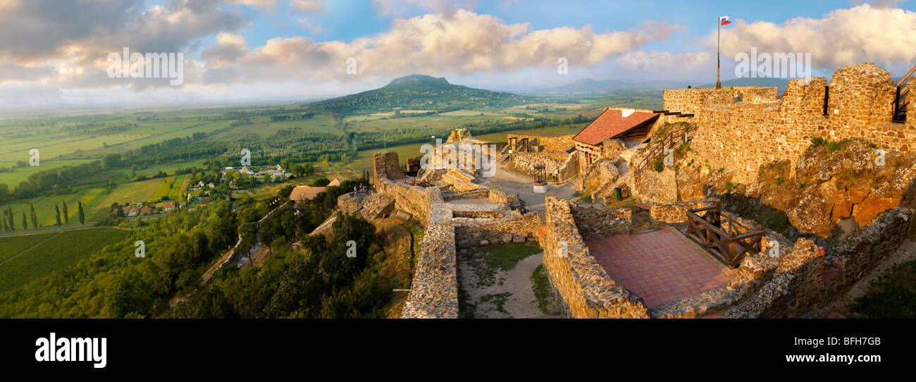 Ruins of Szigiglet castle, Balaton, Hungary Stock Photo - Alamy