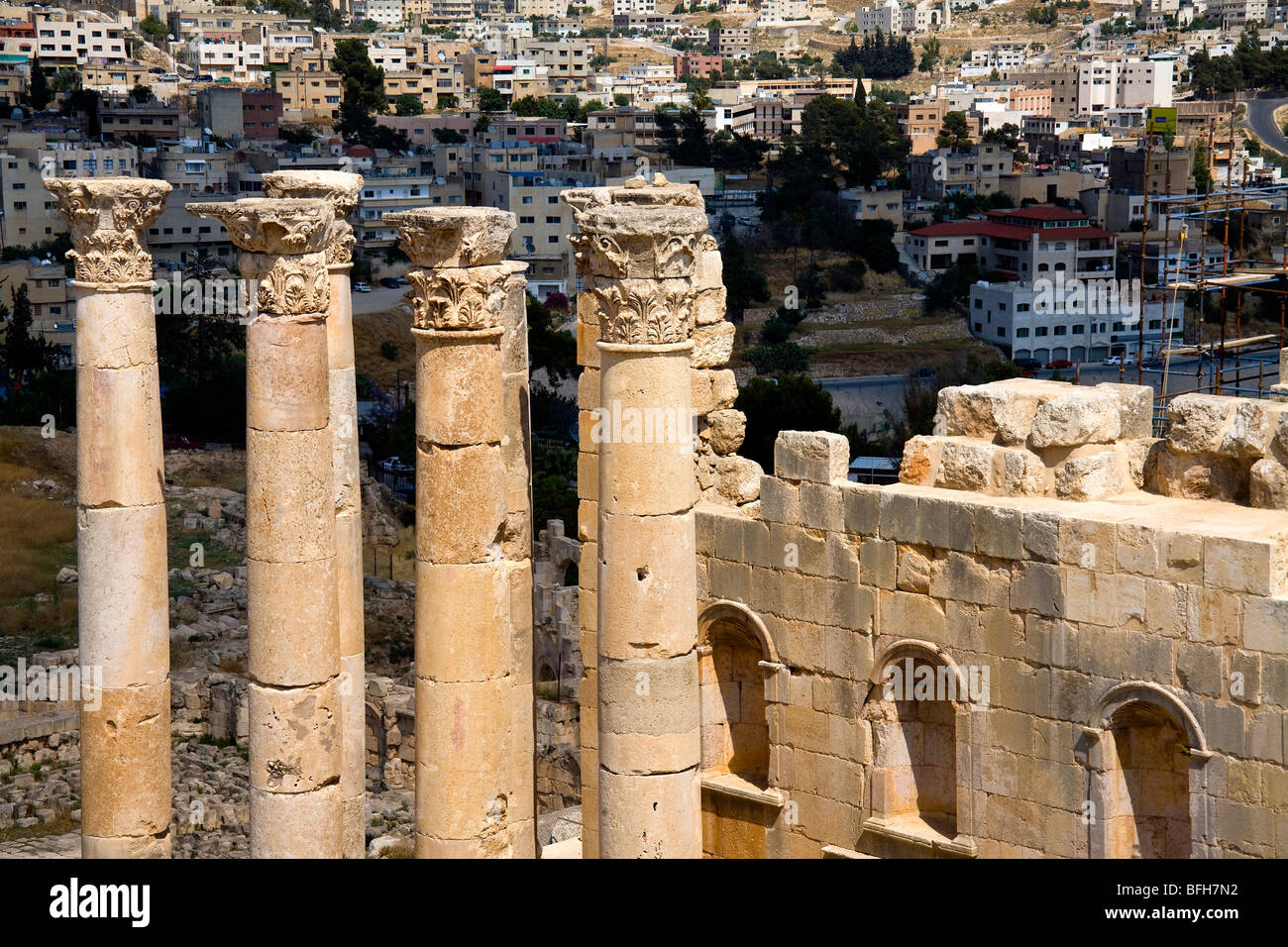 Roman ruins in Jerash, Jordan, Middle East Stock Photo - Alamy