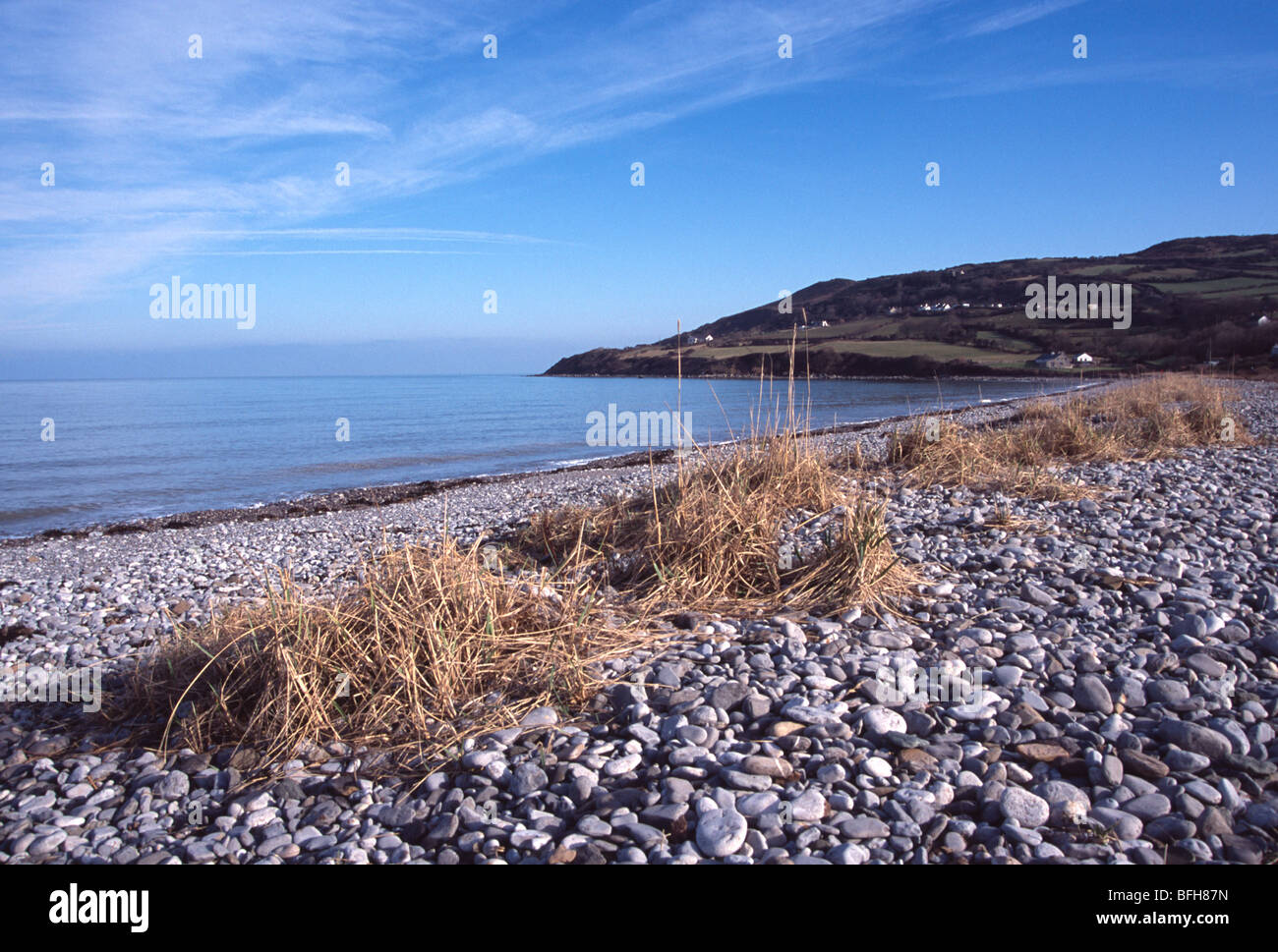 red wharf bay beach stones isle of anglesey wales Stock Photo - Alamy