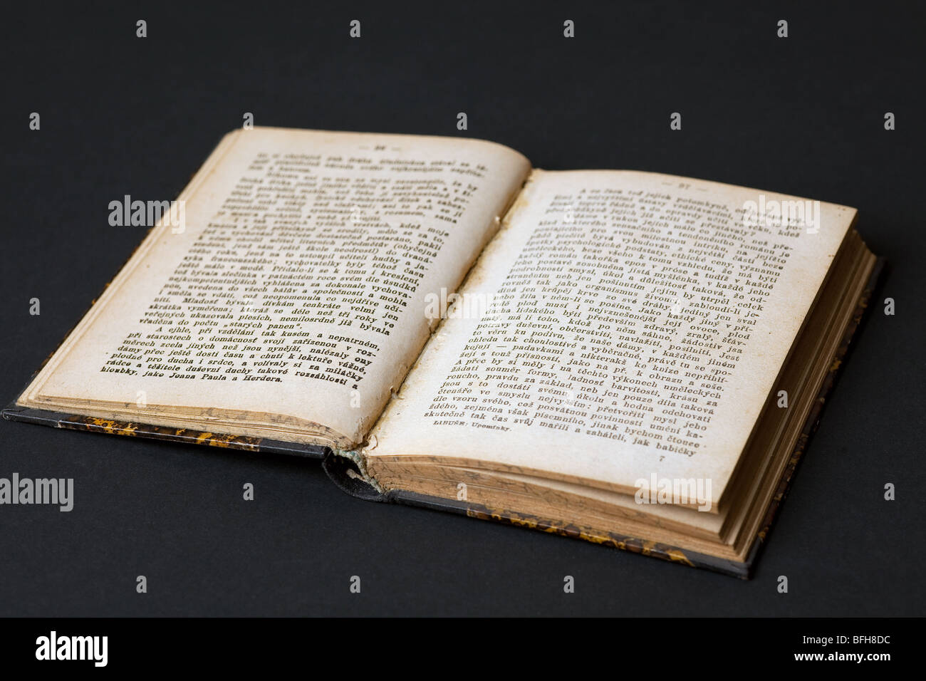 Opened old book hi-res stock photography and images - Alamy