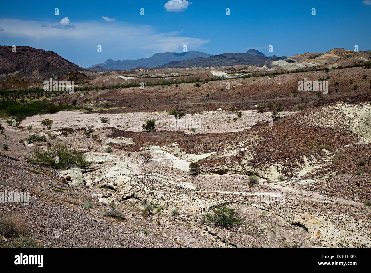 Badlands in Big Bend National Park Texas USA Stock Photo - Alamy