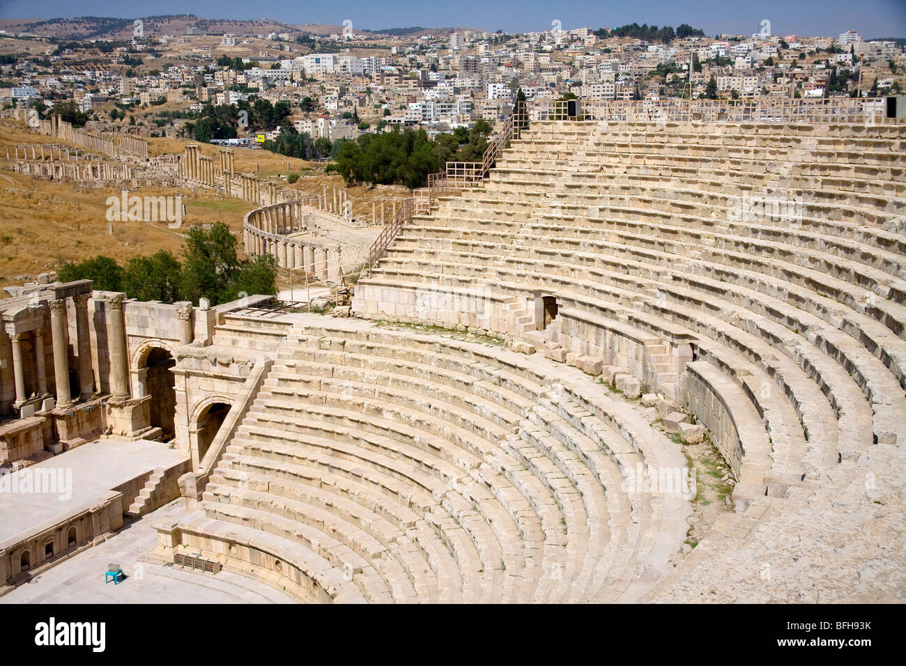 Roman ruins in Jerash, Jordan Stock Photo - Alamy