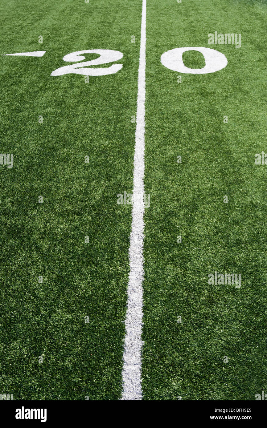 Detail of football pitch markings hi-res stock photography and images ...