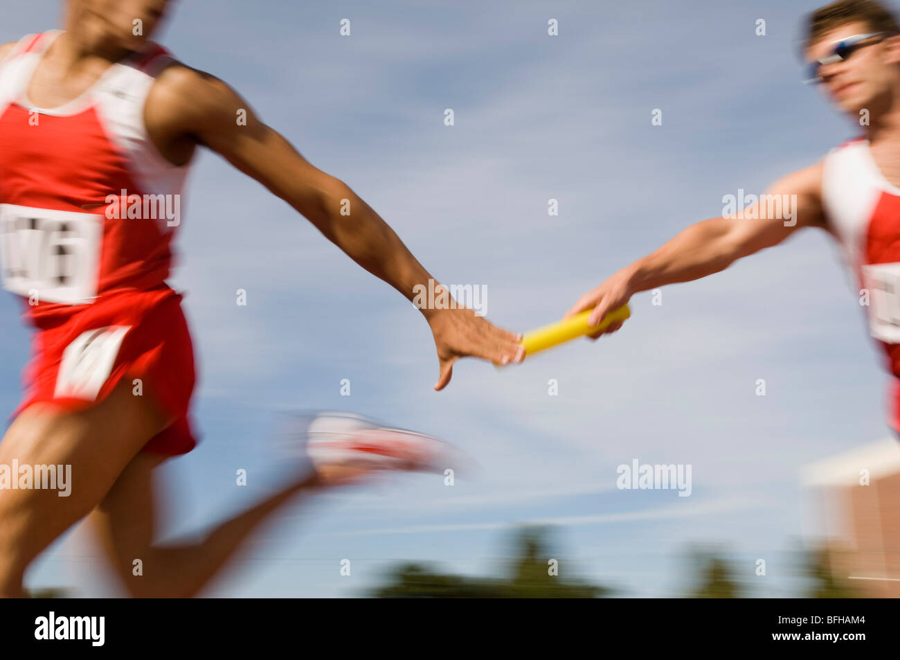 Relay baton hi-res stock photography and images - Alamy
