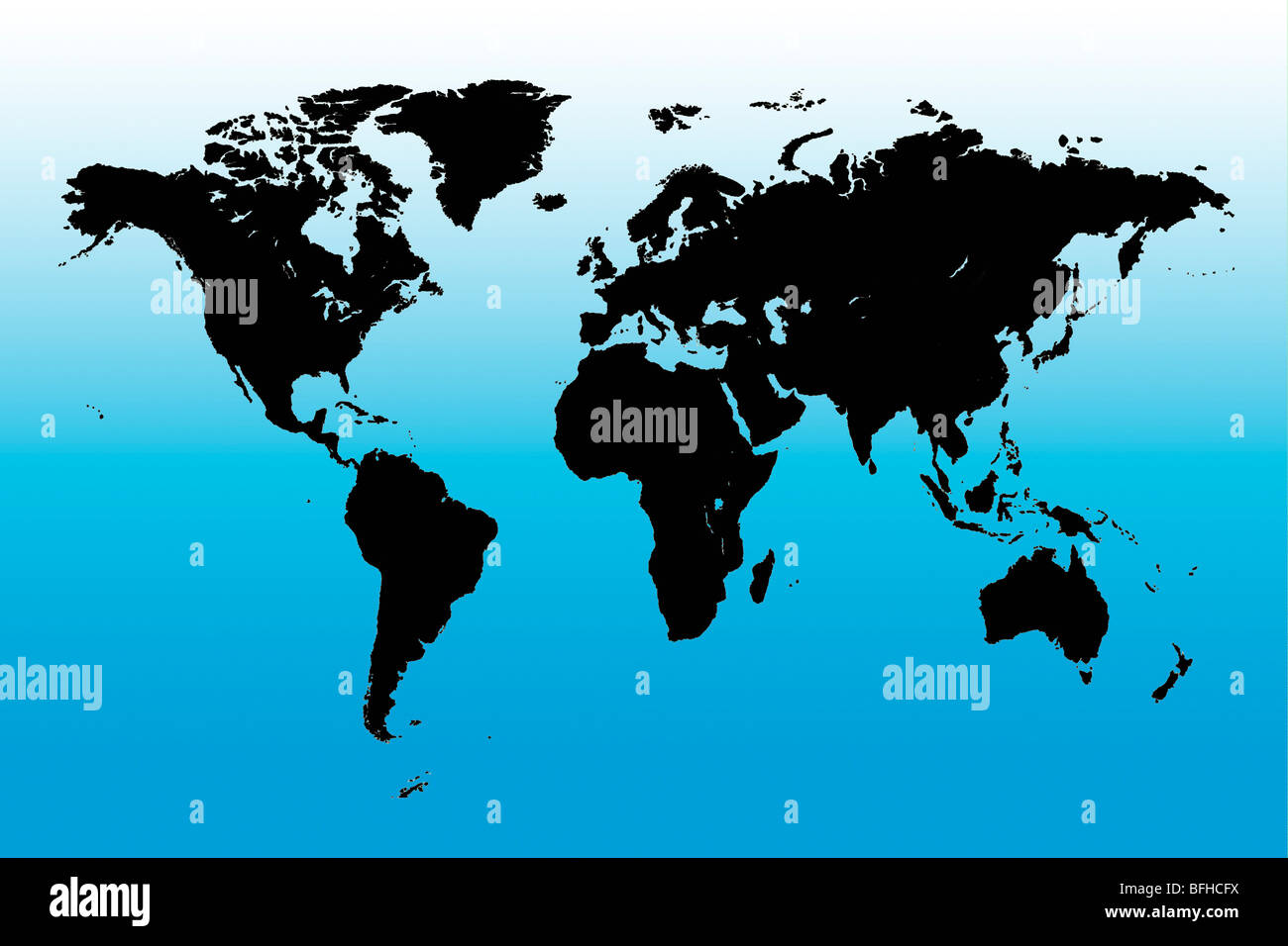 Flat Map With Lat Lon Of The World