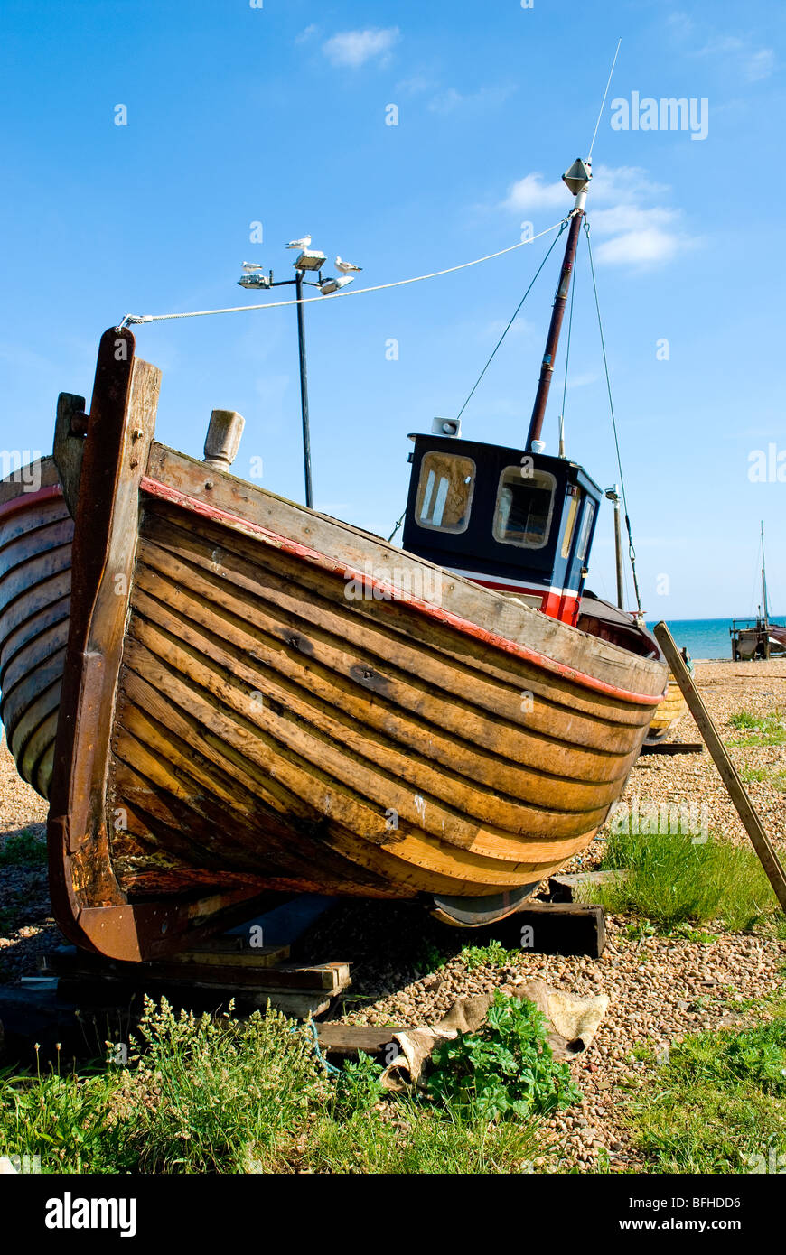 Old fishing boat Stock Photo - Alamy