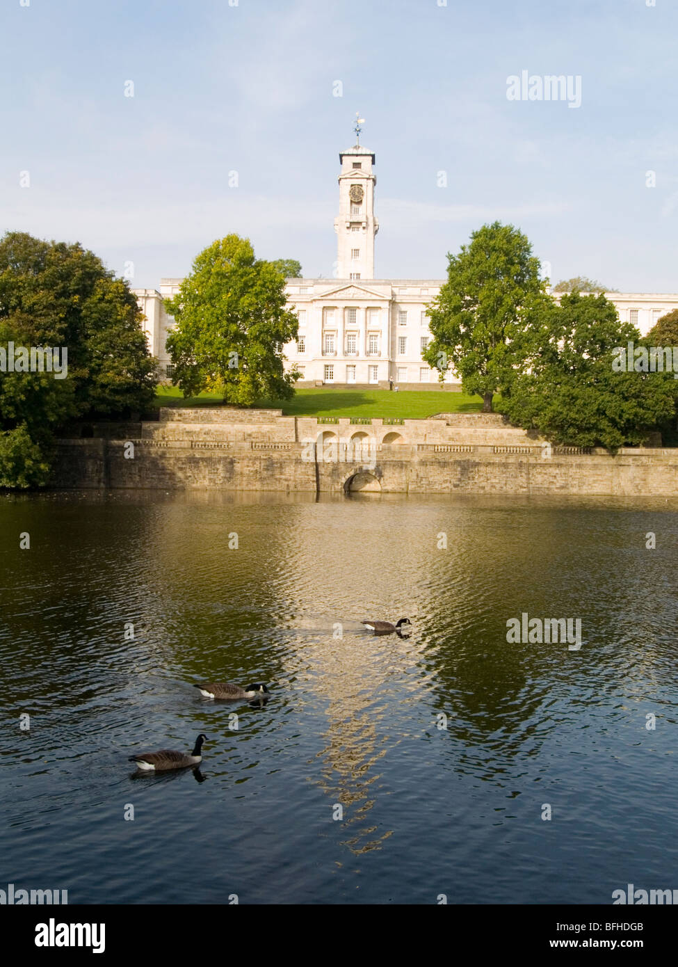 Autumn at Highfields Park in Nottingham, Nottinghamshire England UK ...