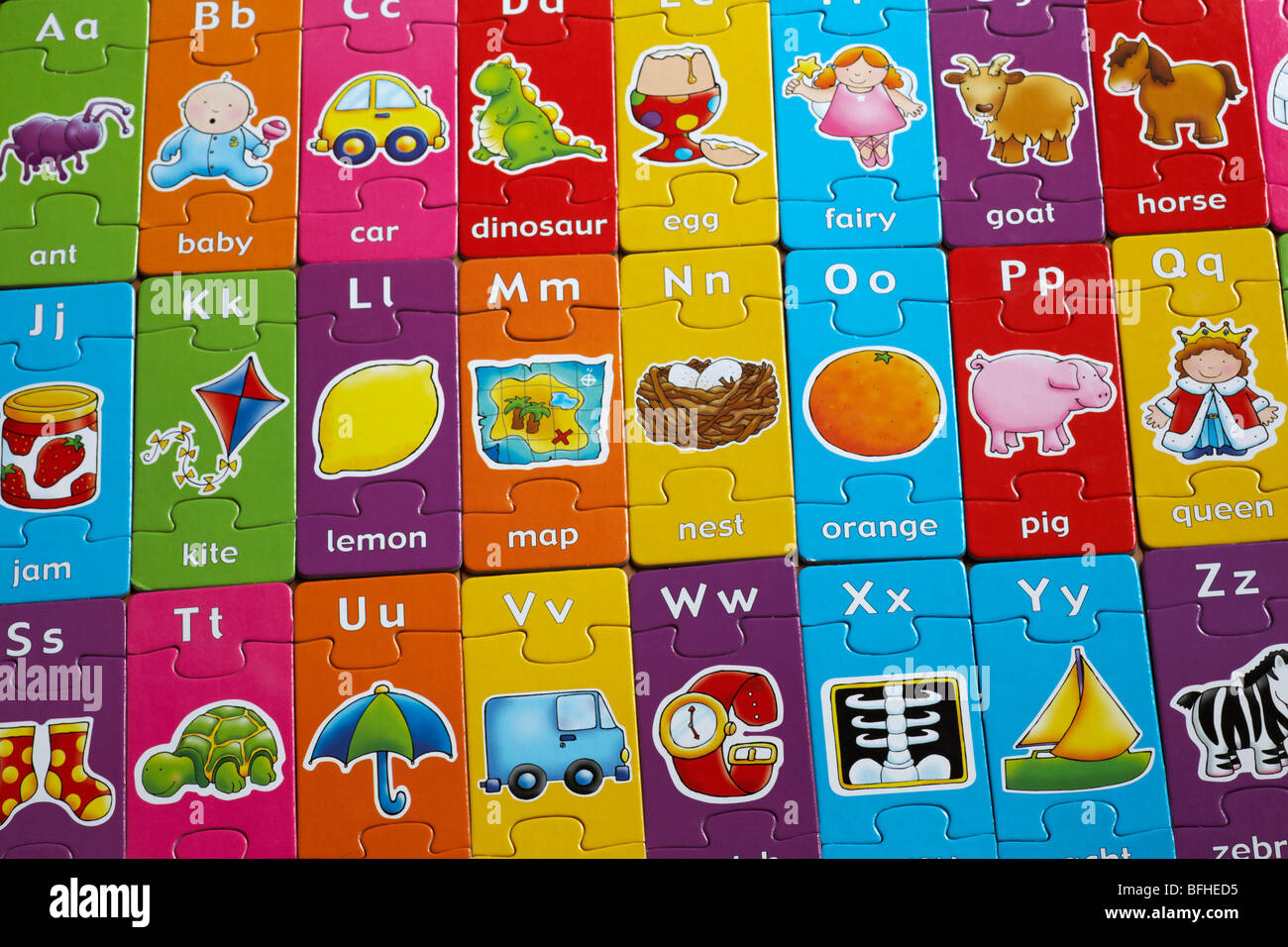 teaching the alphabet Stock Photo - Alamy