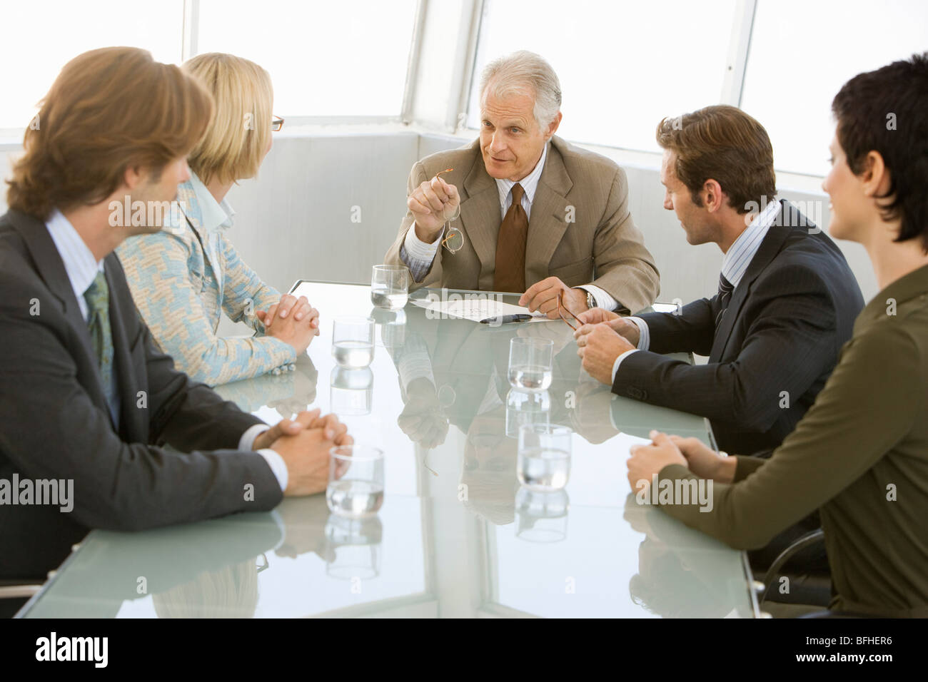 Business meeting in conference room Stock Photo - Alamy
