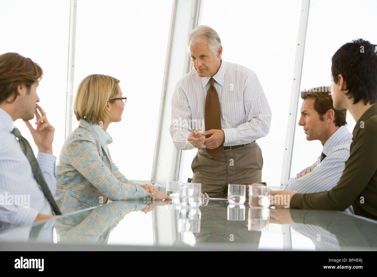 Business meeting in conference room Stock Photo - Alamy