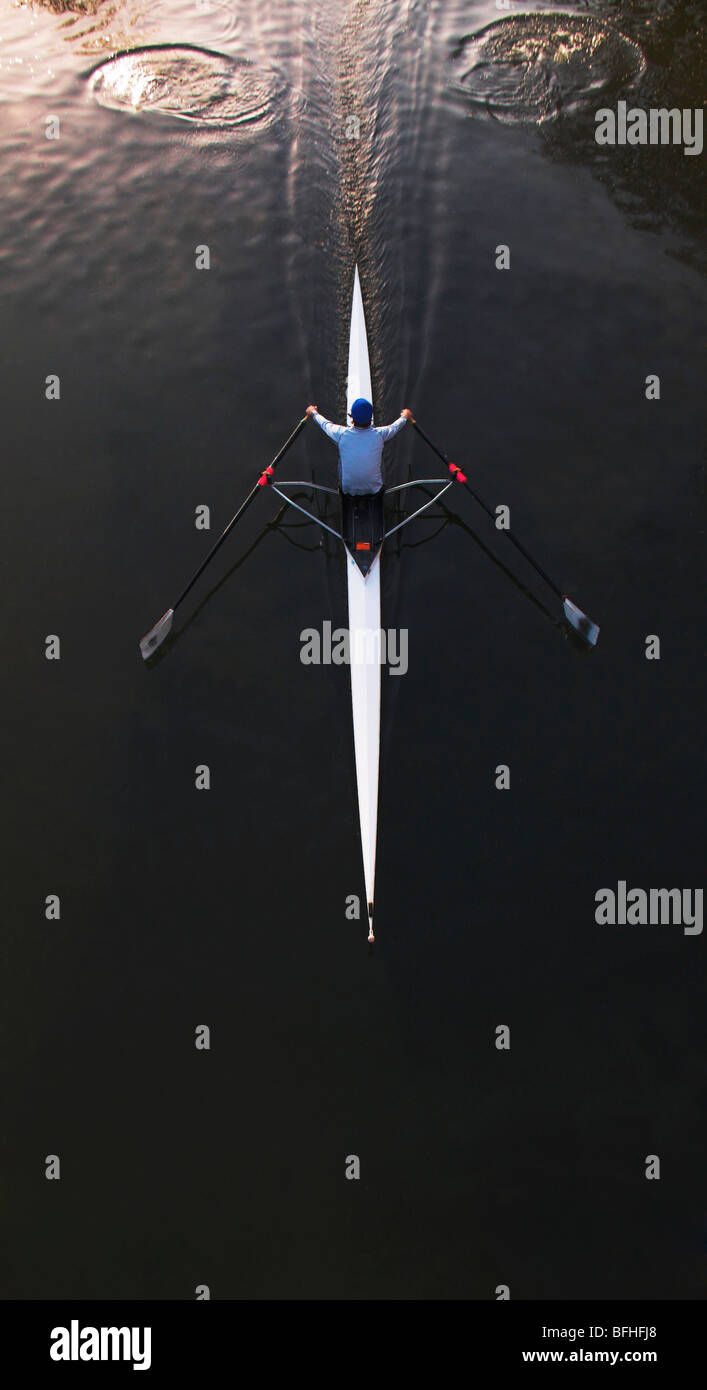 sport rowing sculling Stock Photo - Alamy