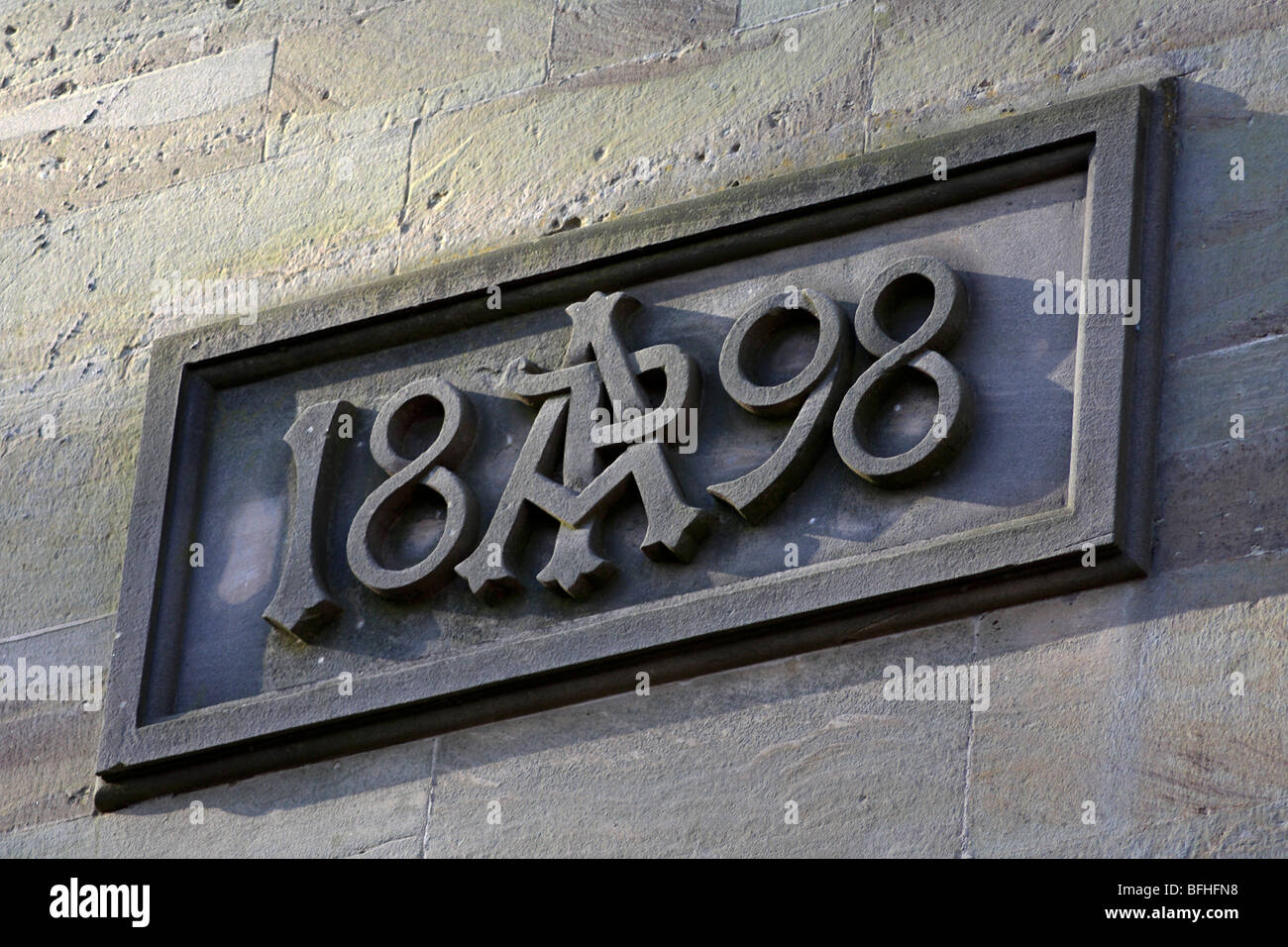 House date stone hi-res stock photography and images - Alamy