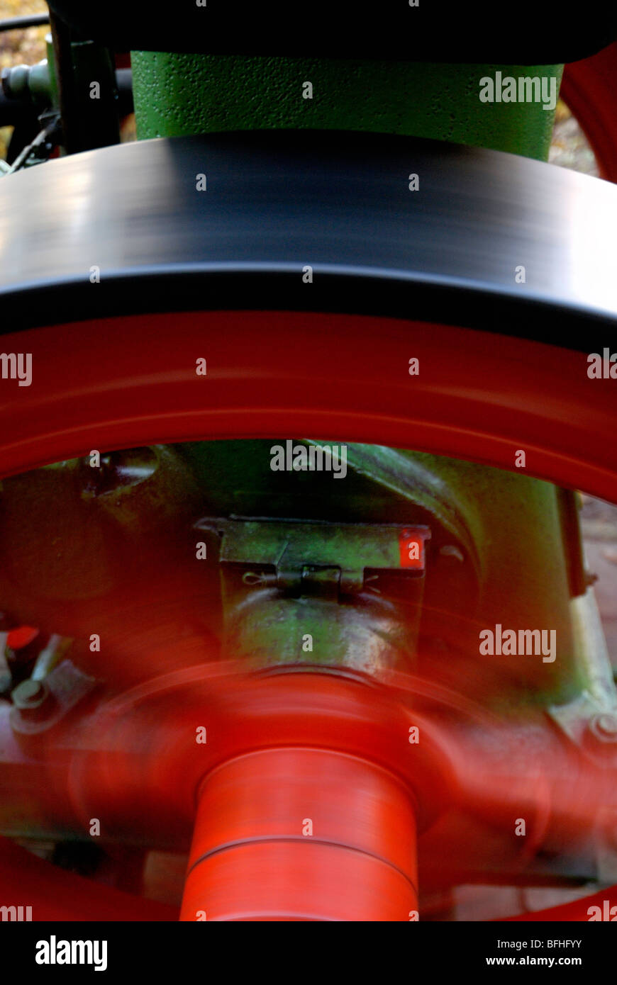 Vintage tractor engine close up Stock Photo - Alamy