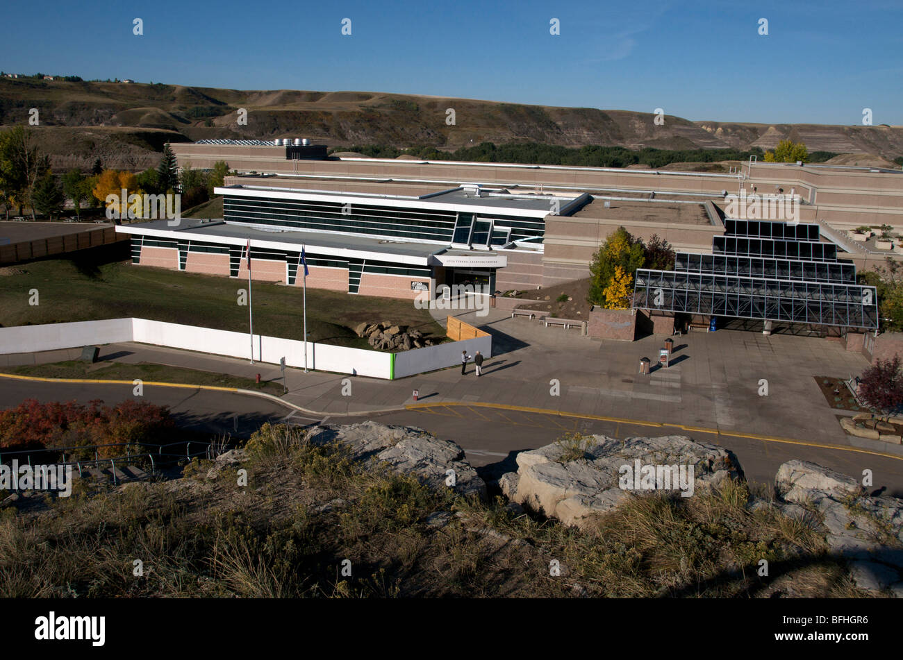 Royal Tyrrell Museum, Dinosaur/palaeontology. Drumheller, Alberta ...
