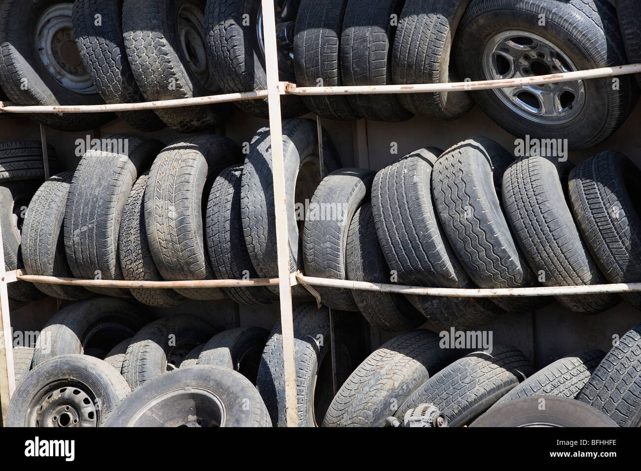Tires rack hi-res stock photography and images - Alamy