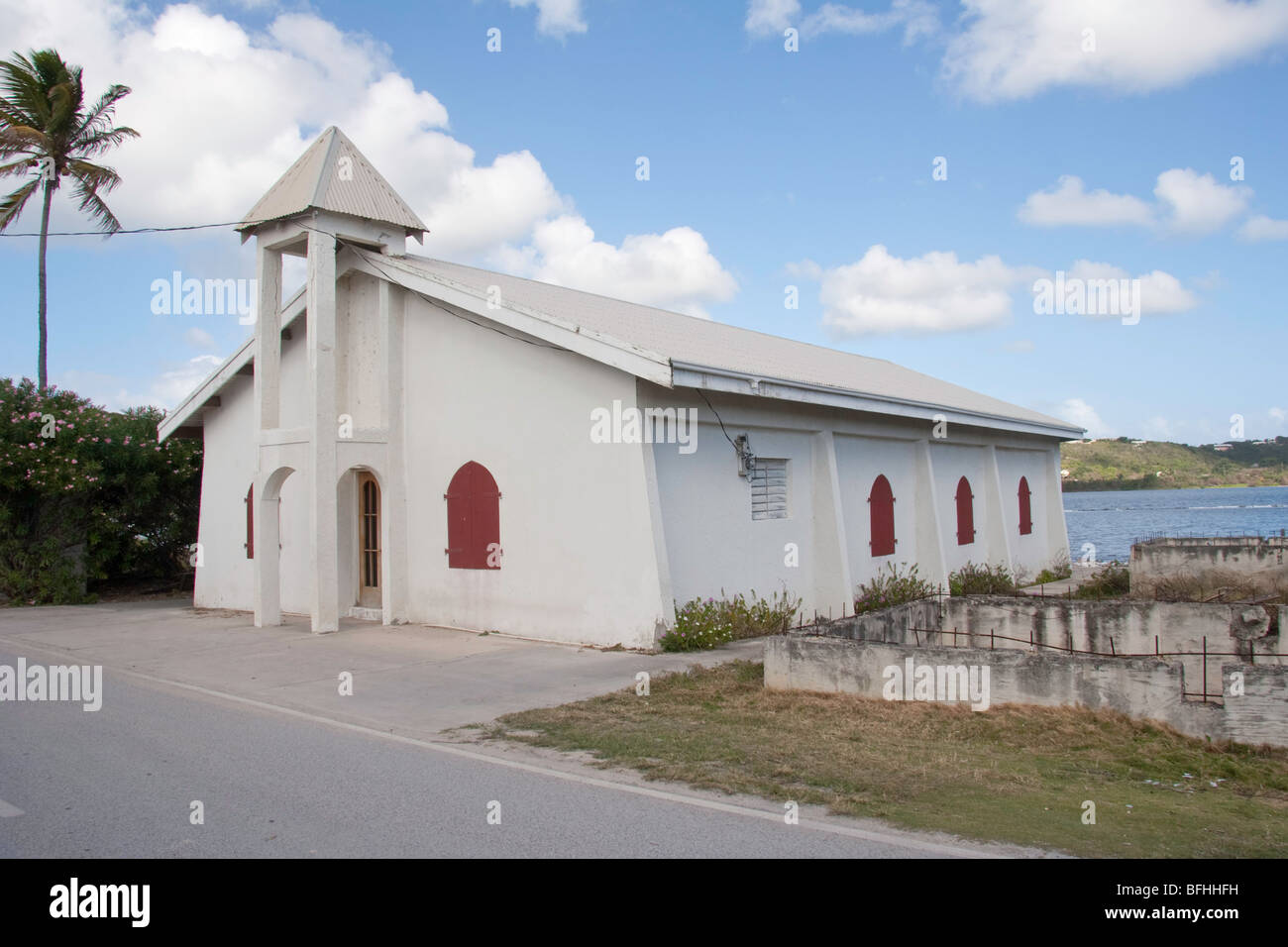 Church at Sandy Ground on Anguilla, West Indies Stock Photo - Alamy