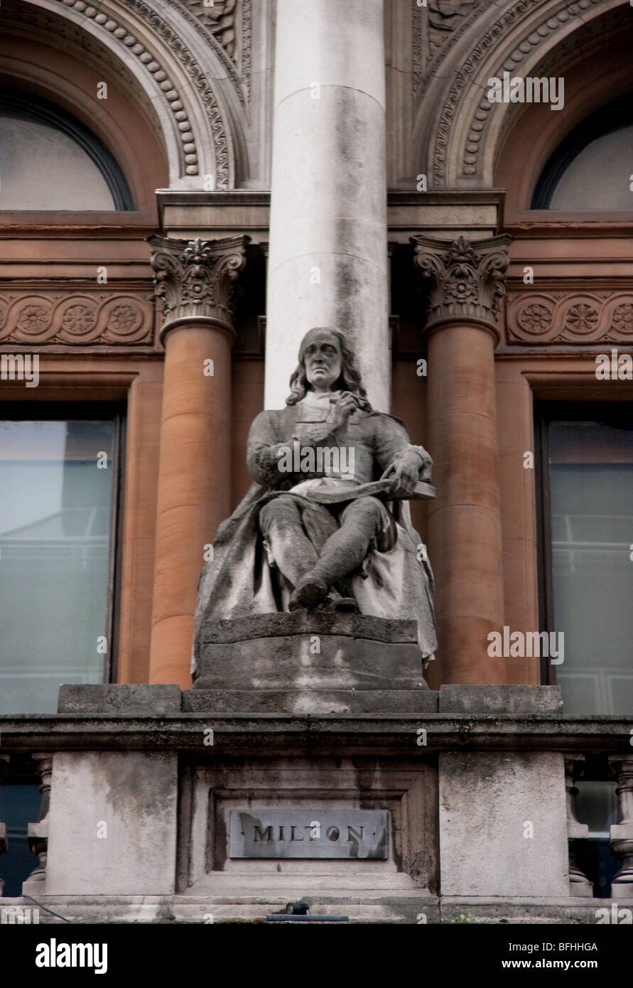Sculpture of John Milton,Museum of Mankind,Burlington Gardens,London W1 ...