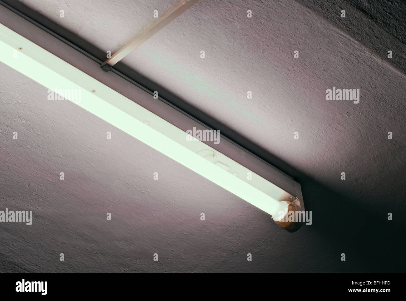 neon light on ceiling Stock Photo - Alamy