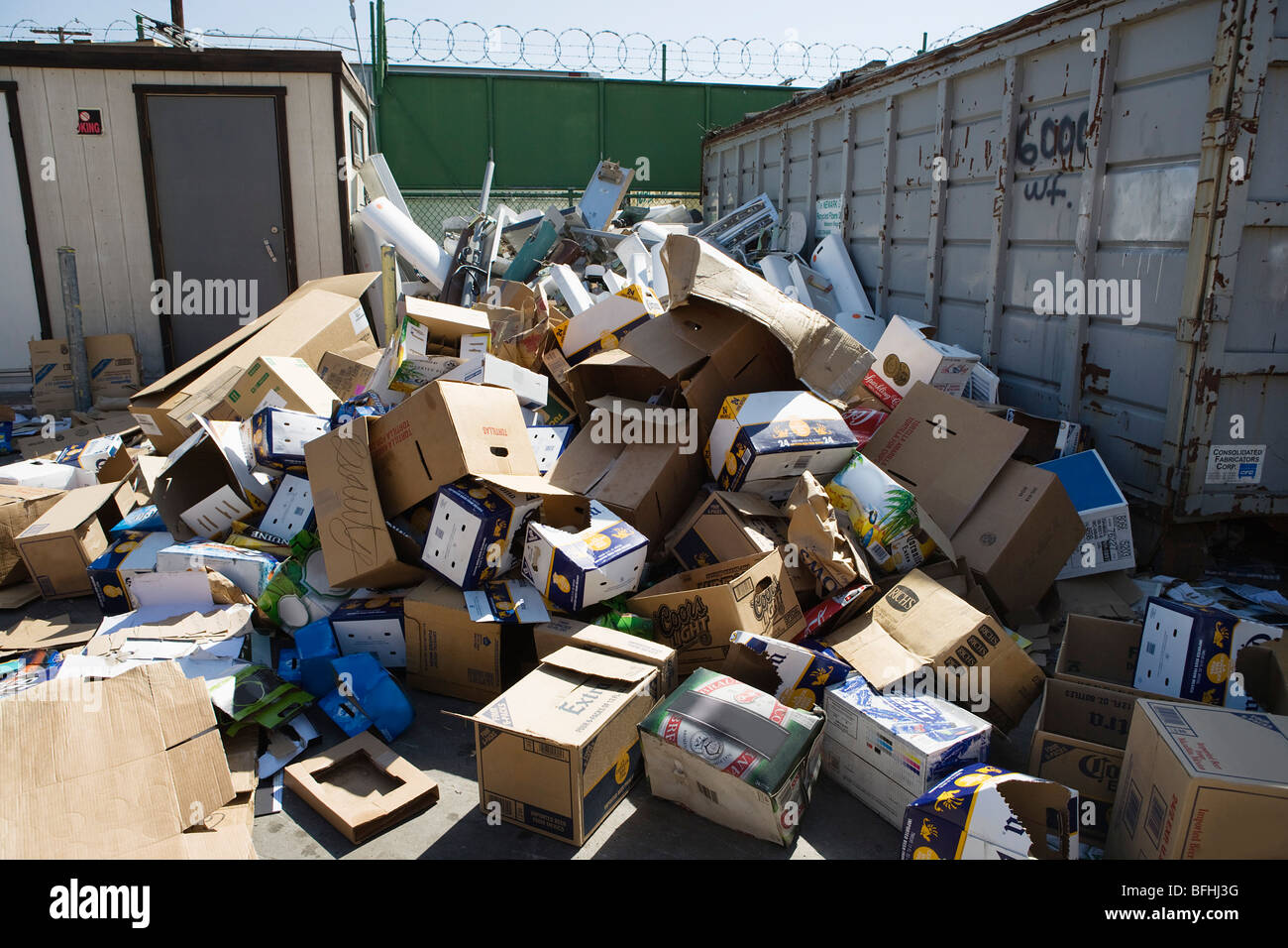 Pile of box hi-res stock photography and images - Alamy