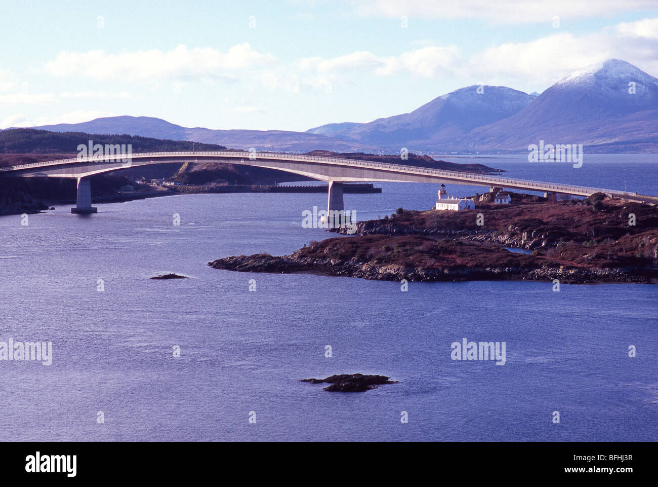 The Skye Bridge A87 road bridge to the isle of skye scotland Stock ...