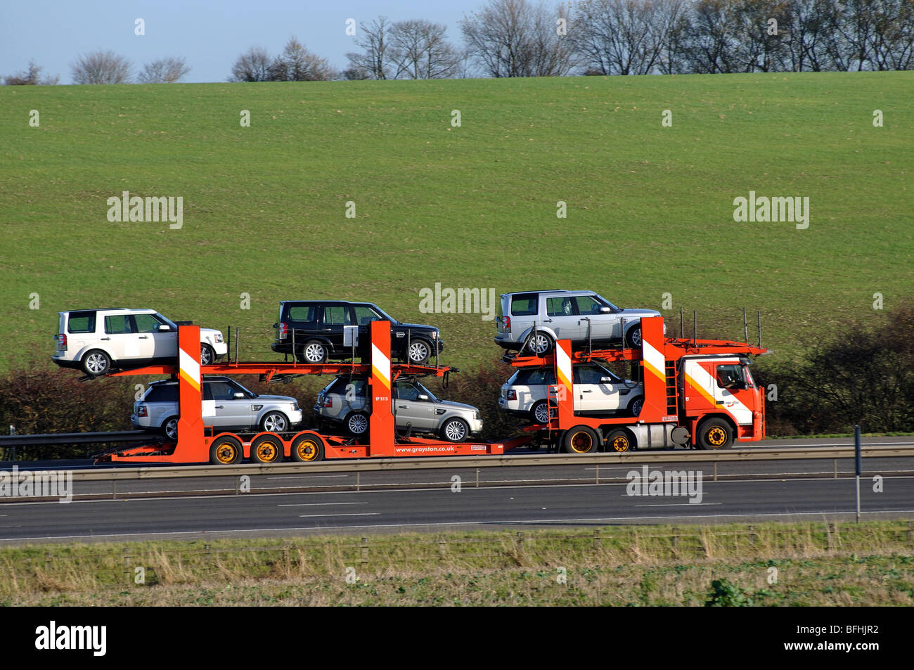 Car Transporters High Resolution Stock Photography and Images - Alamy