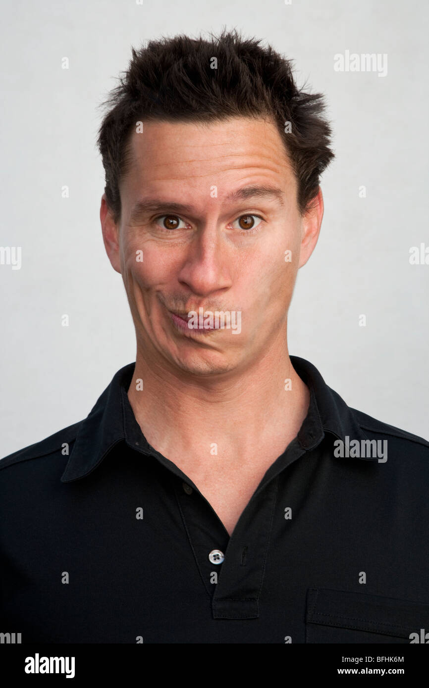 Portrait actor grey shirt hi-res stock photography and images - Alamy