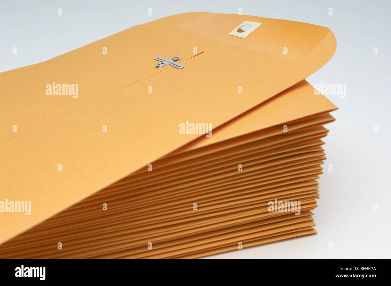 Stack of brown envelopes Stock Photo - Alamy