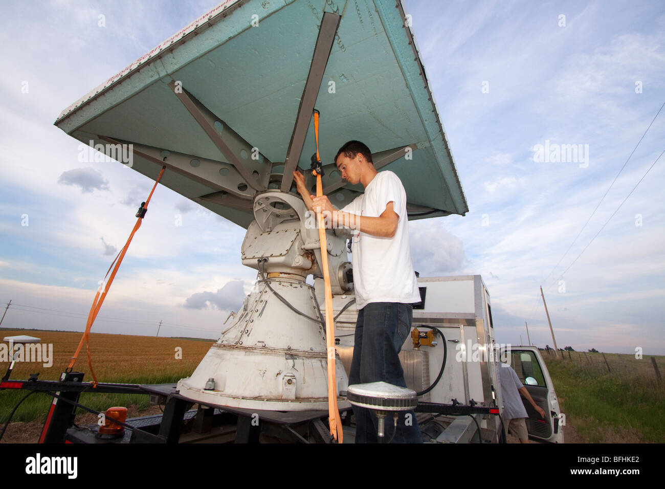 Doppler on wheels radar truck hi-res stock photography and images - Alamy