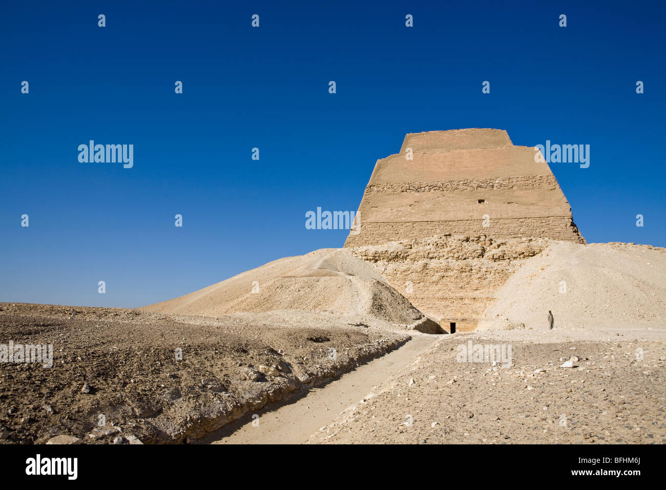 The Maidum Pyramid known as the ‘Collapsed Pyramid of Maidum or Meidum ...