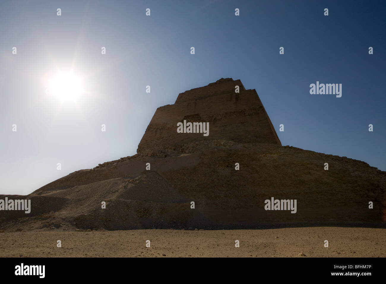 The Maidum Pyramid known as the ‘Collapsed Pyramid of Maidum or Meidum ...