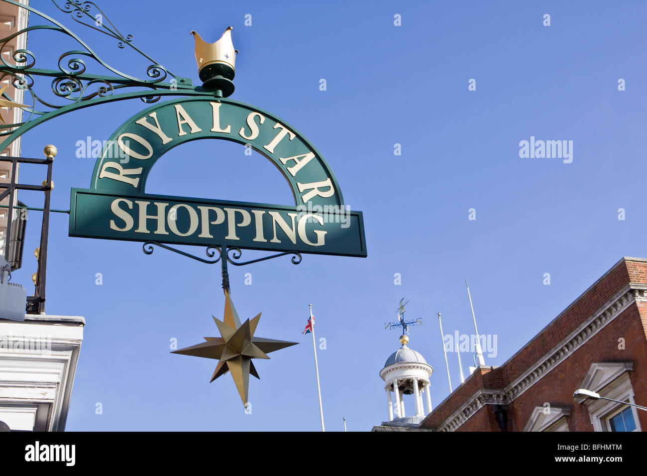 Royal Star Shopping Arcade Maidstone Kent Stock Photo - Alamy