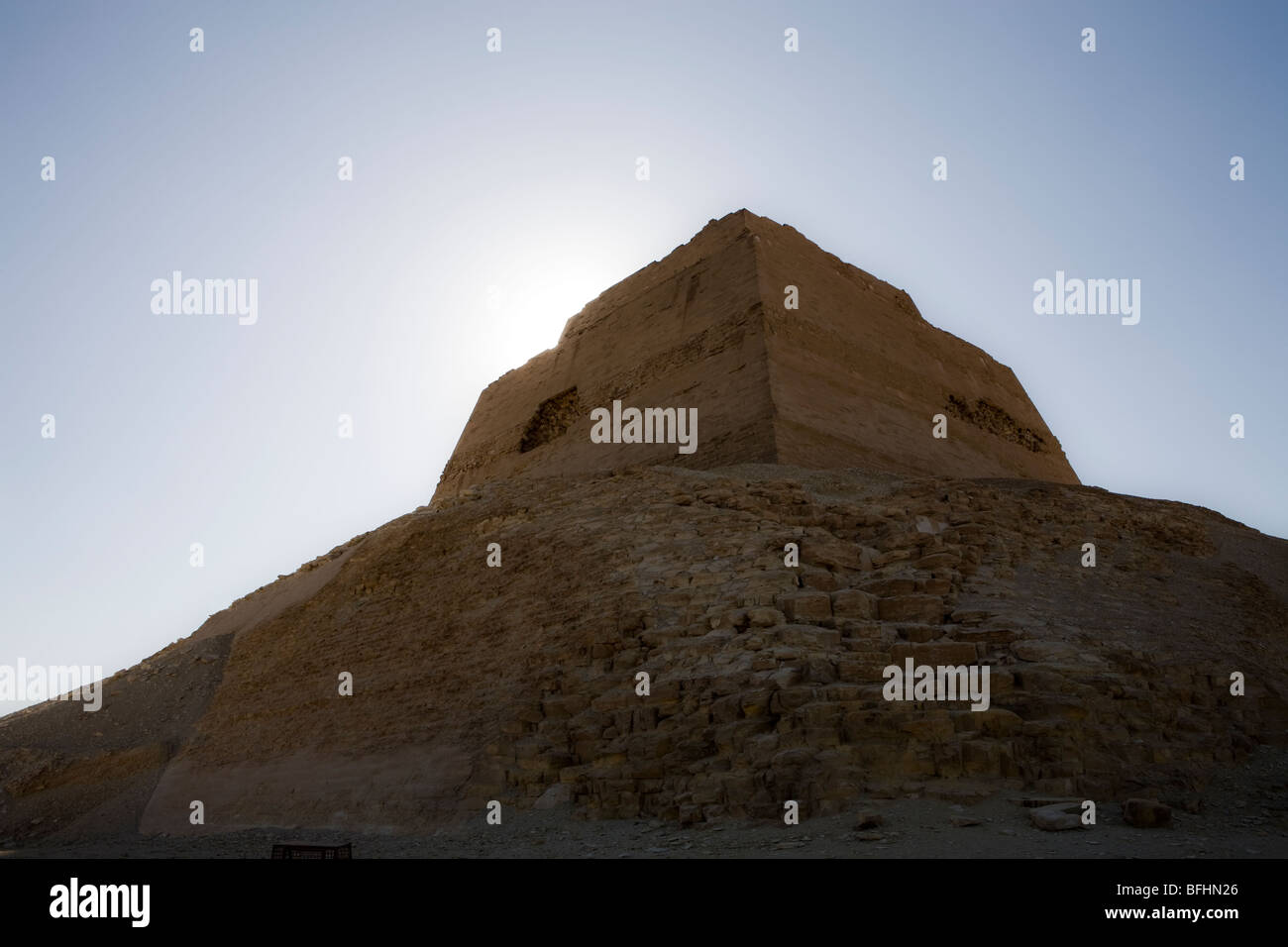 The Maidum Pyramid known as the ‘Collapsed Pyramid of Maidum or Meidum ...