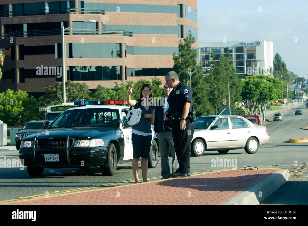 Car accident scene hi-res stock photography and images - Alamy