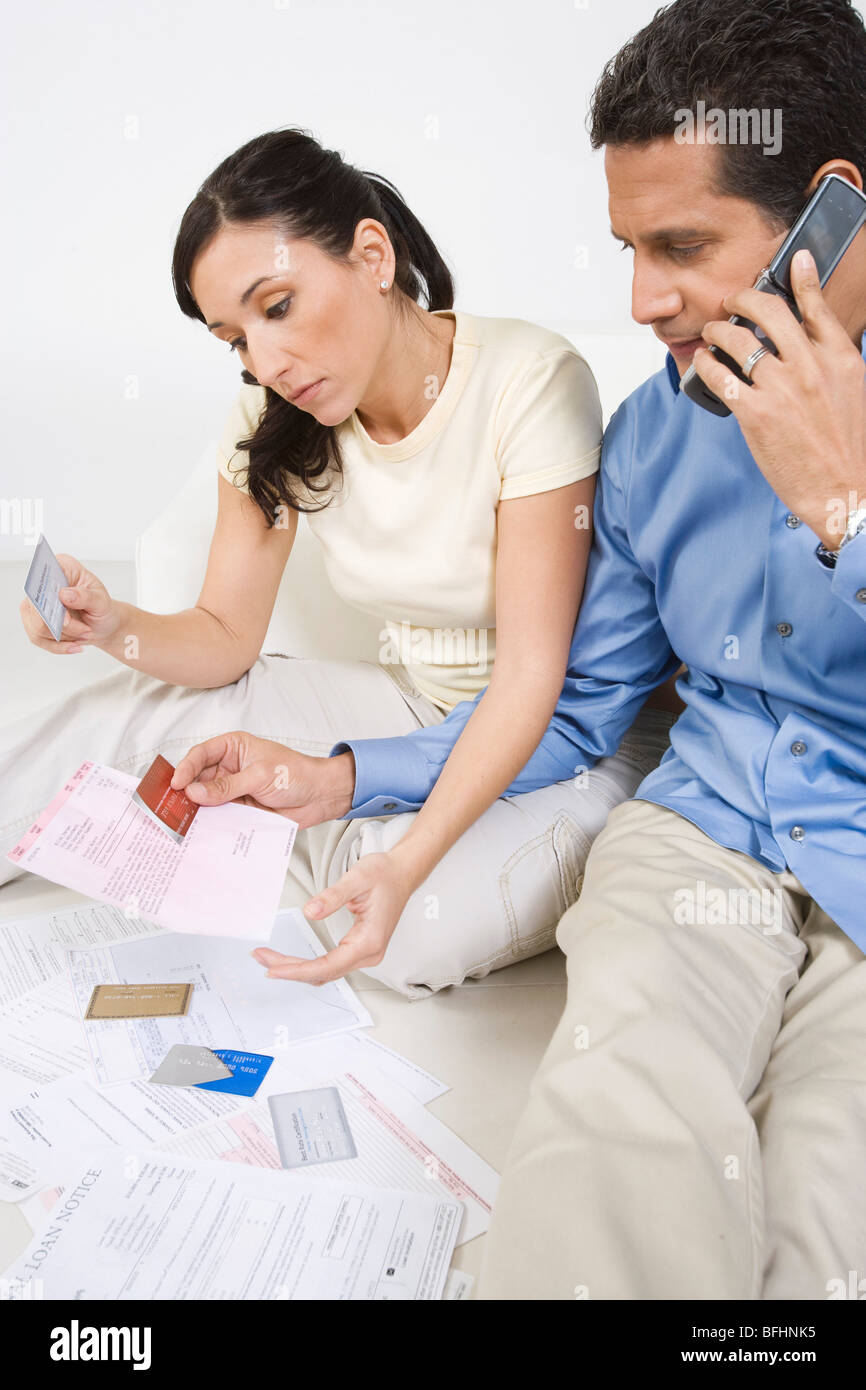 Phone two credit cards hi-res stock photography and images - Alamy