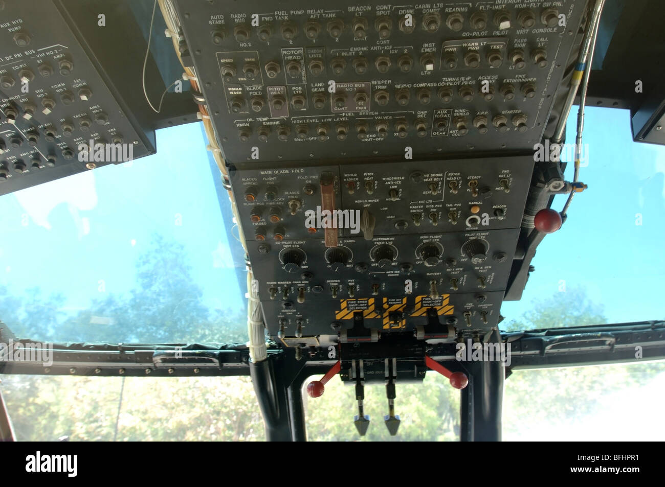 Inside Marine One Cockpit