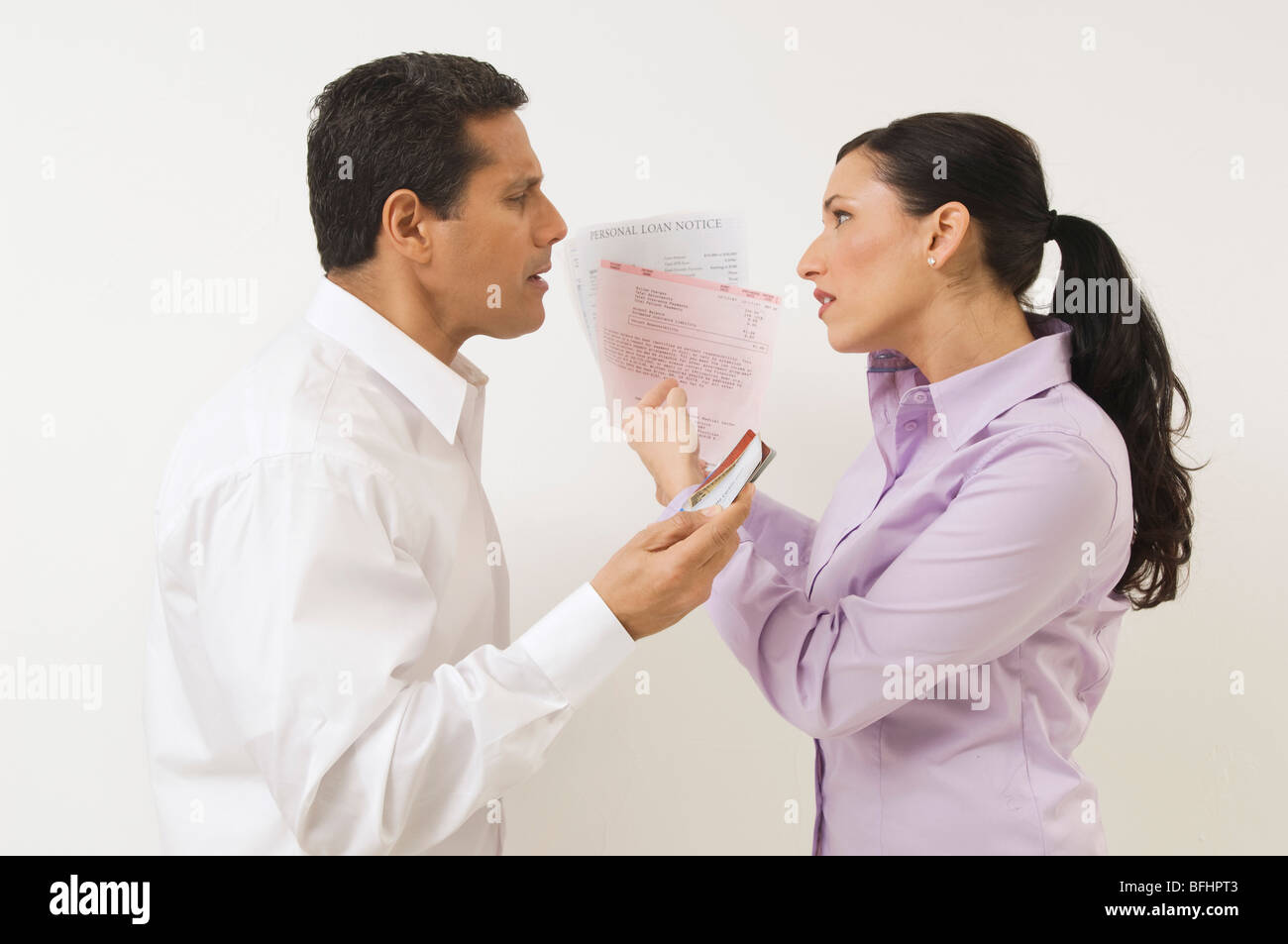 Couples arguing money hi-res stock photography and images - Alamy